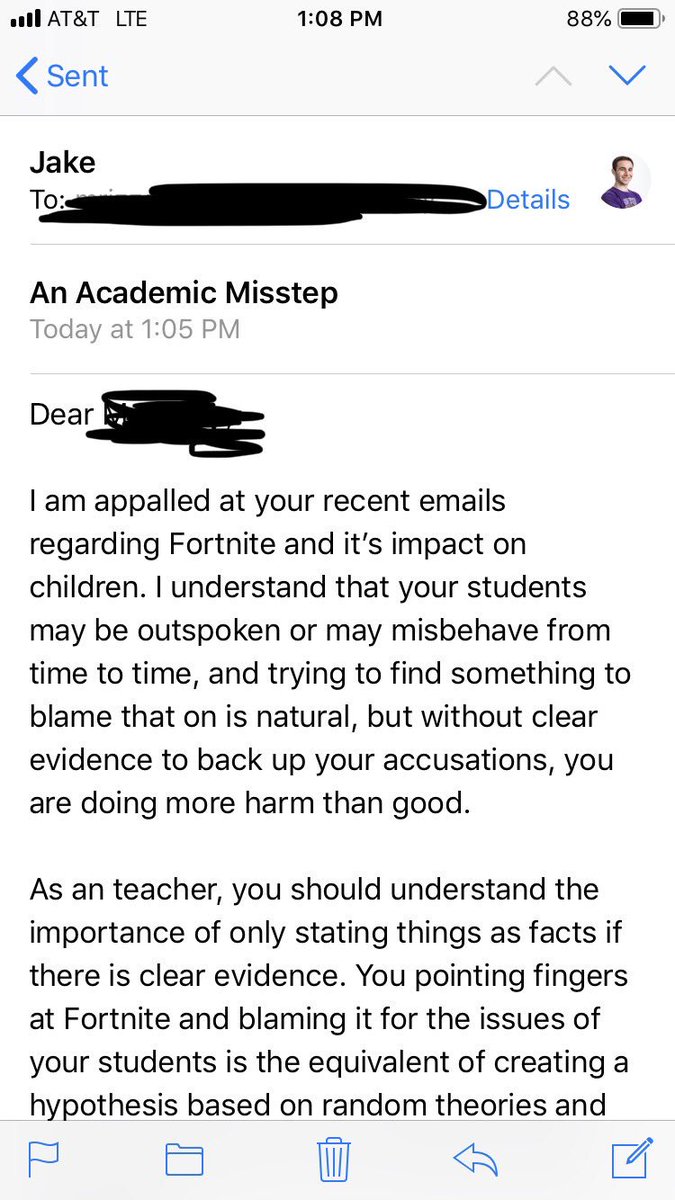 Email To Parents About Student Behavior