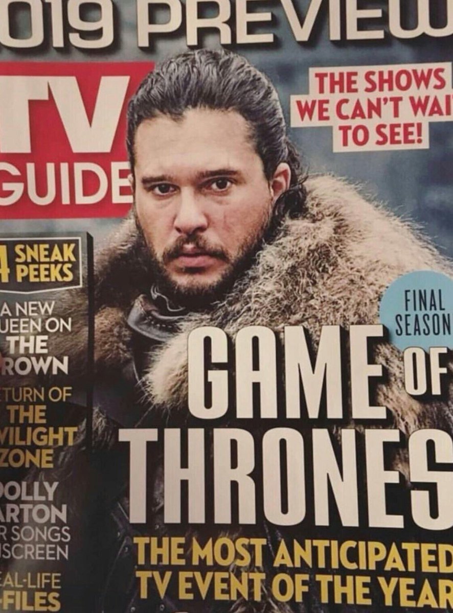 New TV Guide issue featuring The King in the North Kit Harington @kit ...