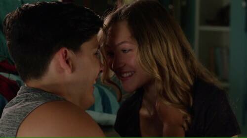 Degrassi Miles And Maya Kiss