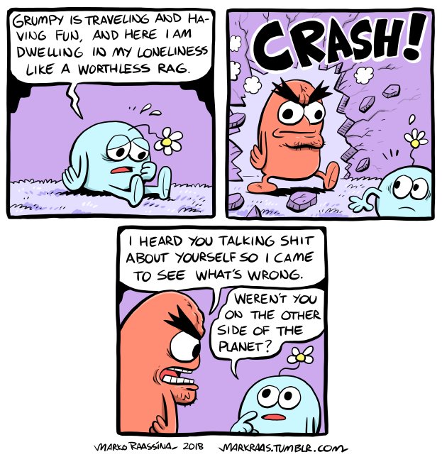 「Some of my favorite Grumpy comics from t」|Marko (Nerd and Jock comics)の漫画