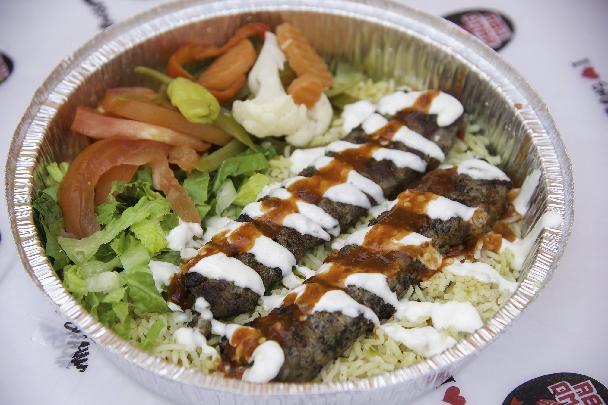 Halal Gyro Meat With Rice