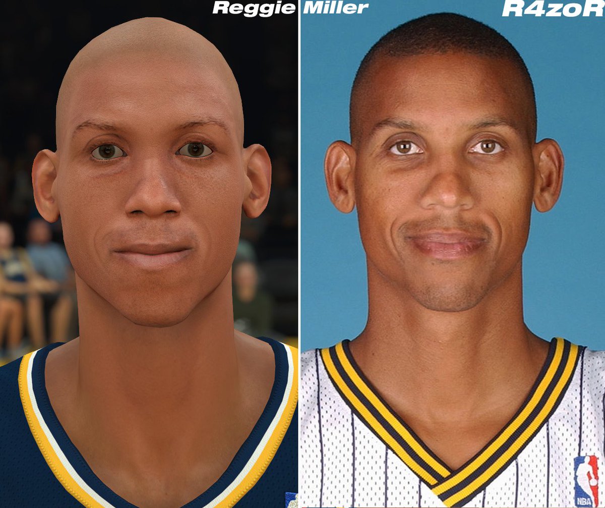 Reggie Miller With Hair