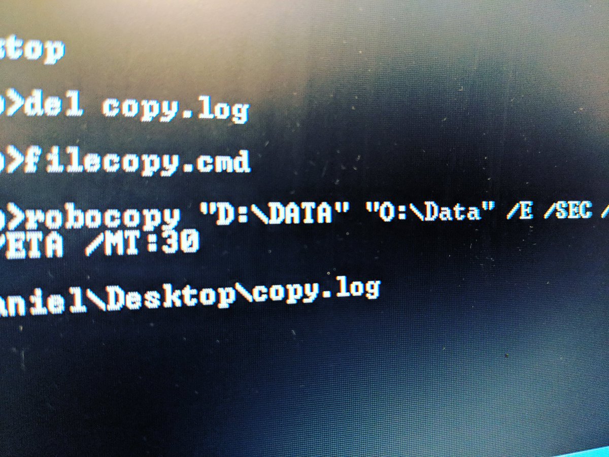 How to stop robocopy - booct