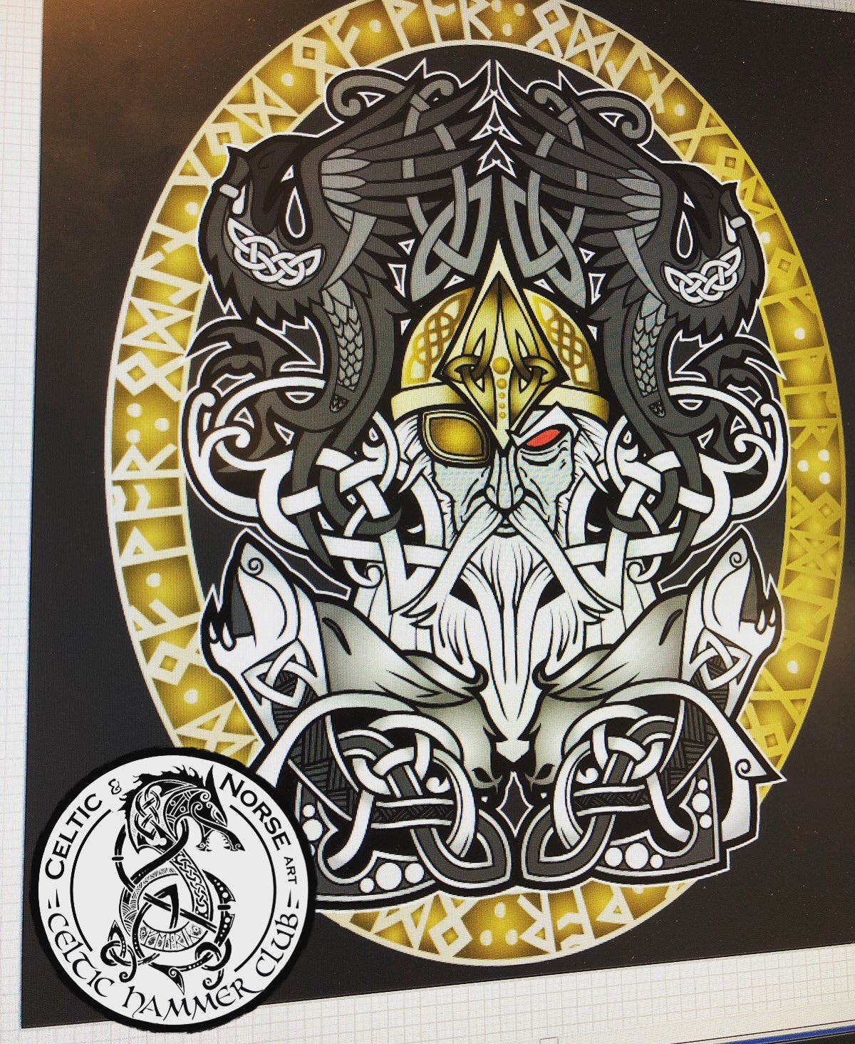 Norse Art Wolf