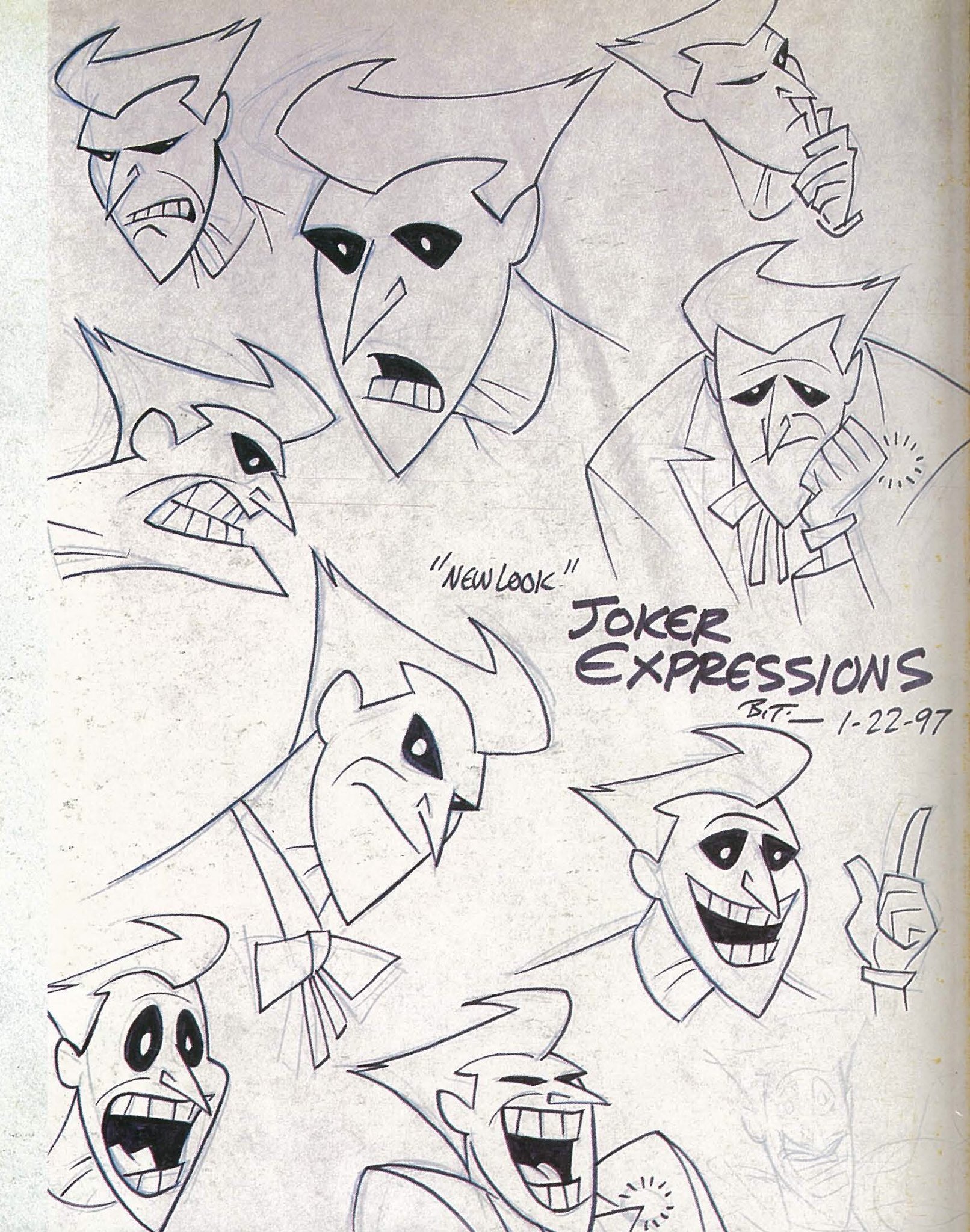 Bruce Timm Joker The Joker From The Animated Series By Bruce Timm