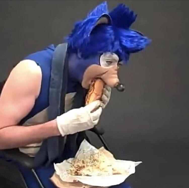 Does anyone know the source of this Sonic fanart? He looks so cursed ...