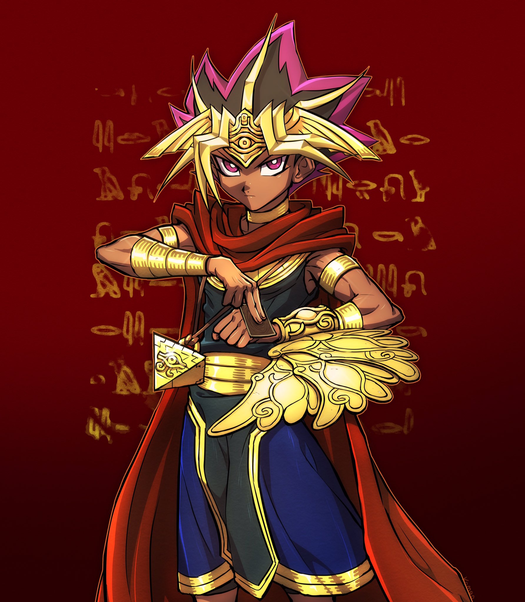 Pharaoh Atem Wallpaper Pharaoh Atem Yami Yugi Mobile Wallpaper By