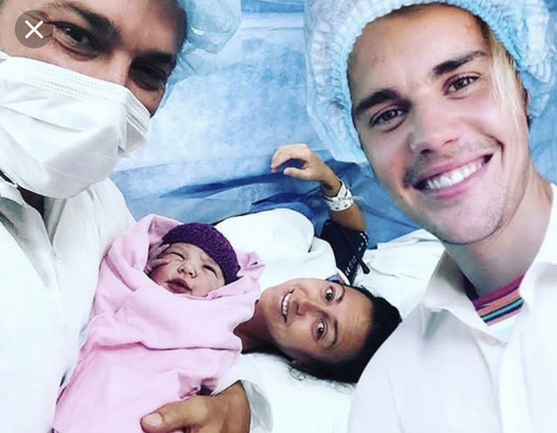 Justin Bieber As A Newborn Baby