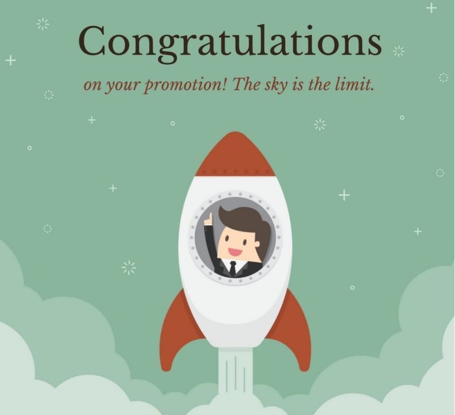 Promotion Congratulations