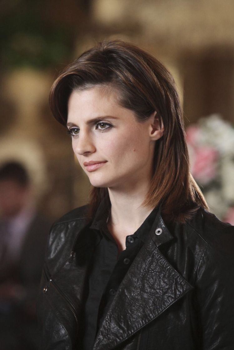 Stana Katic Leather