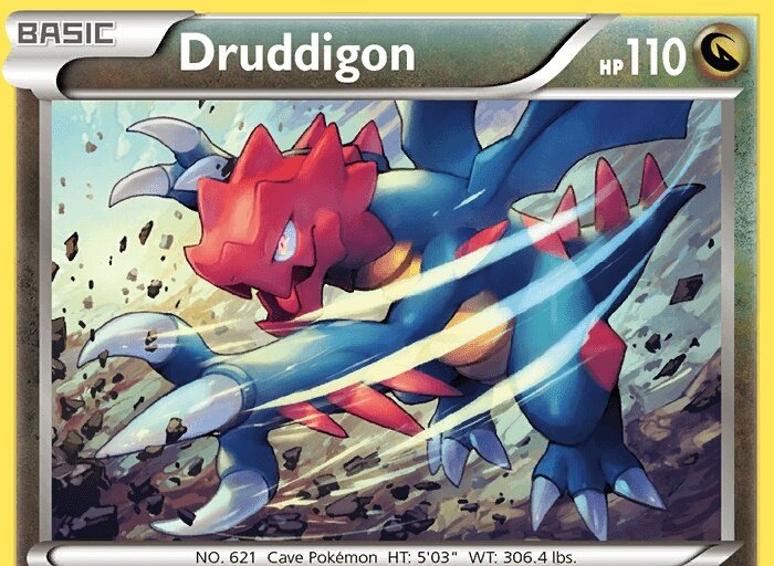 Druddigon Pokemon Card