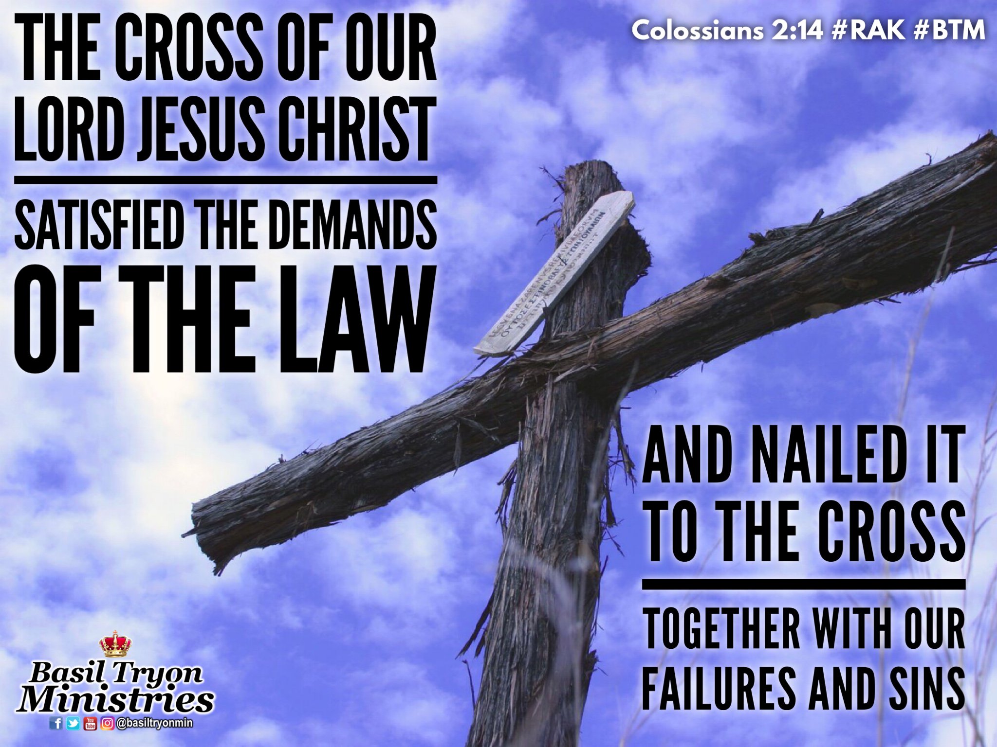 Law Nailed To The Cross