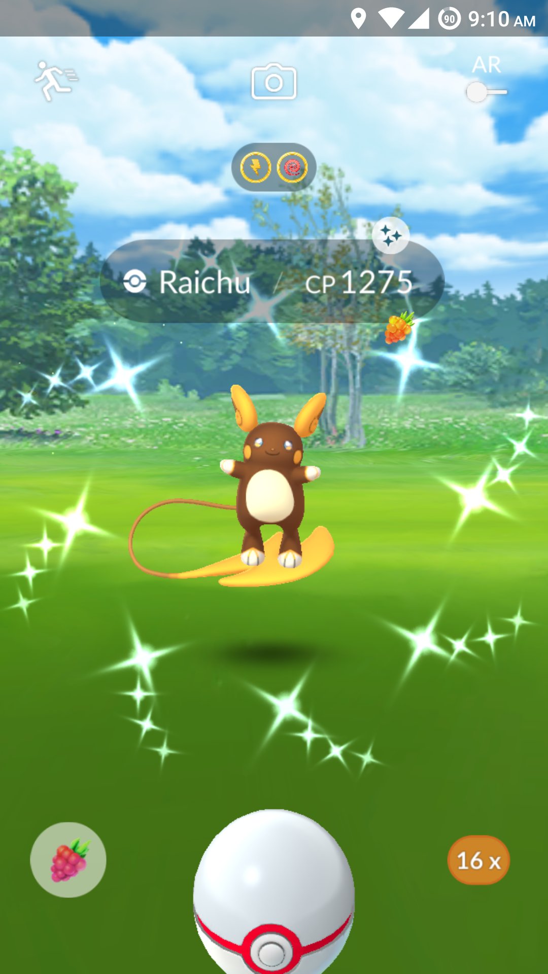 Shiny Raichu Pokemon X