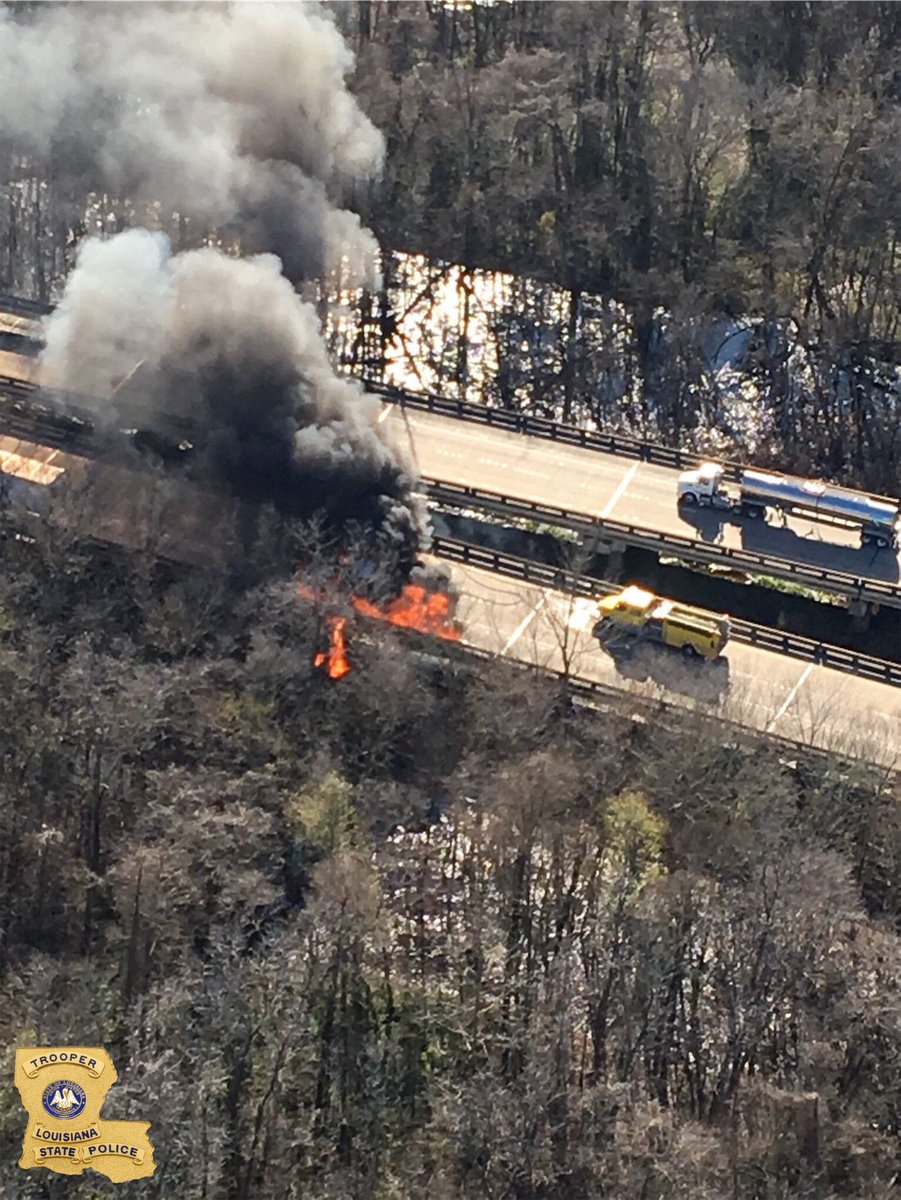 I-10 westbound near the Whiskey Bay exit is currently closed due to a ...