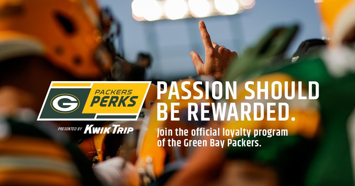 Sign up for the official Green Bay Packers rewards program, presented ...