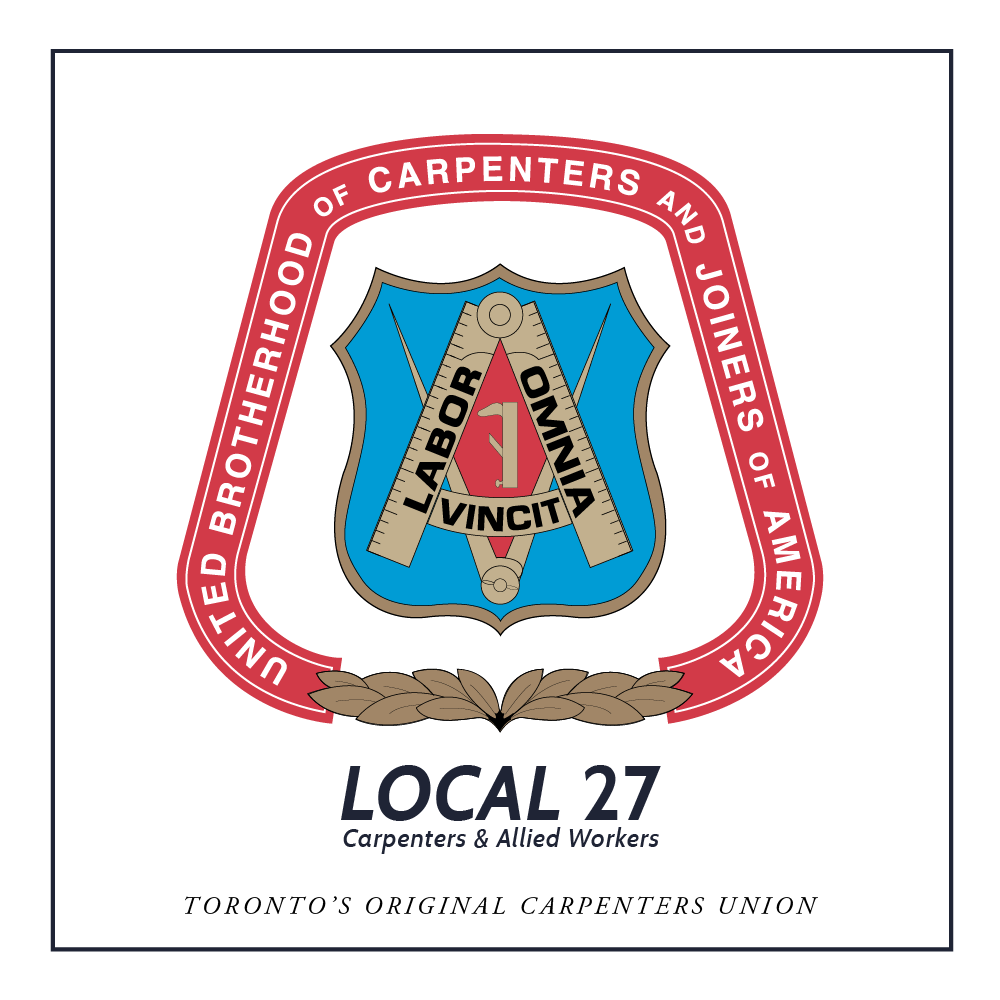 Union Carpenters Logo Carpenters Canada Shield Decal