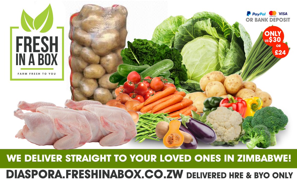 Fresh In A Box on X Send the Diaspora Family Box to your family in Zim simply and easily using https t q66gbypzVi for just 30 A weeks worth of veggies 2 LARGE