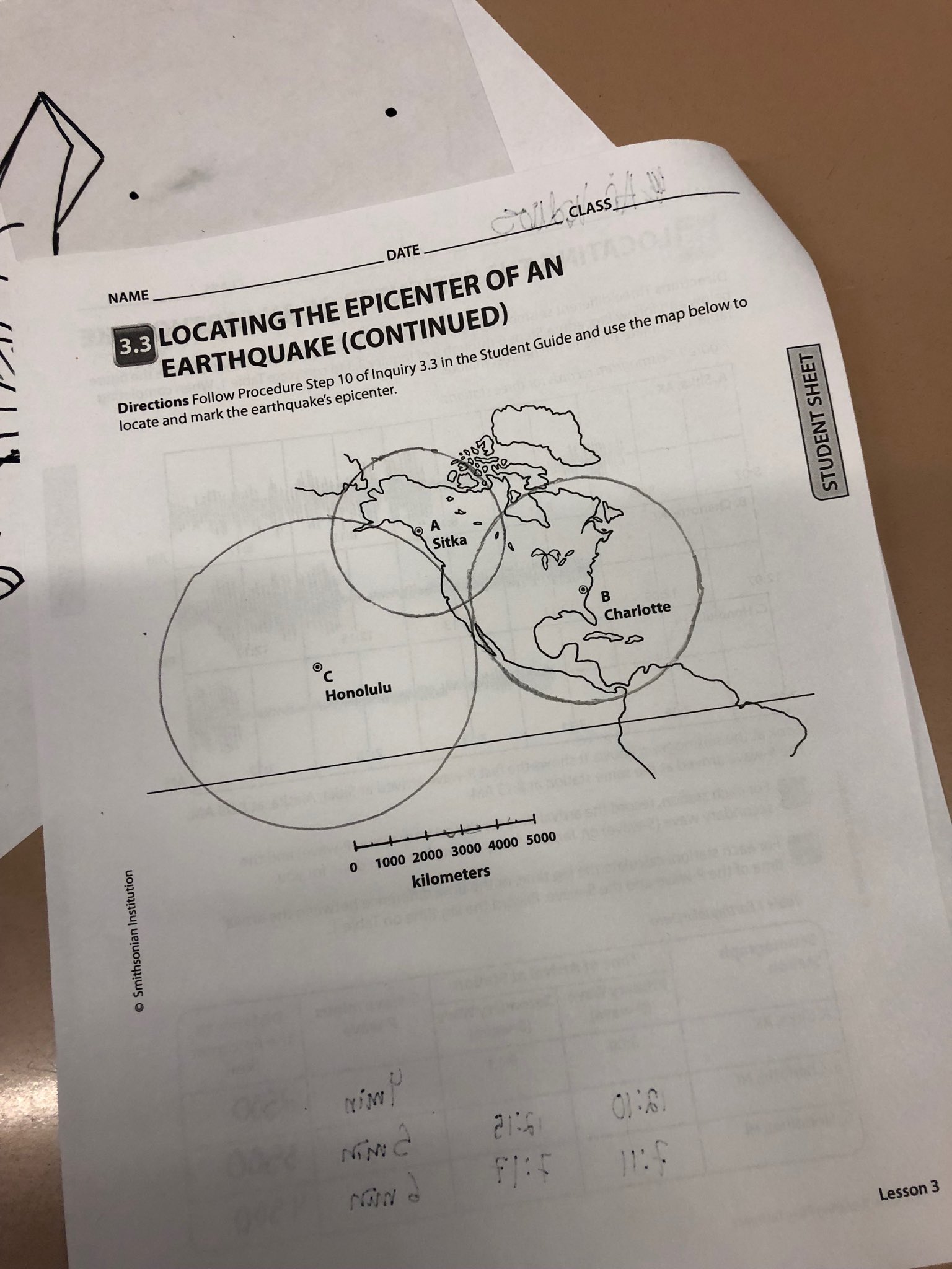 Earthquake Triangulation