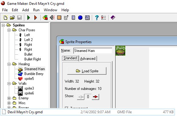 Bullet Sprite Game Maker