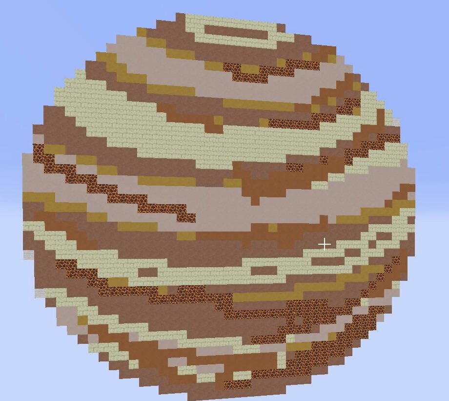 Minecraft Pictures Of Planet Jupiter