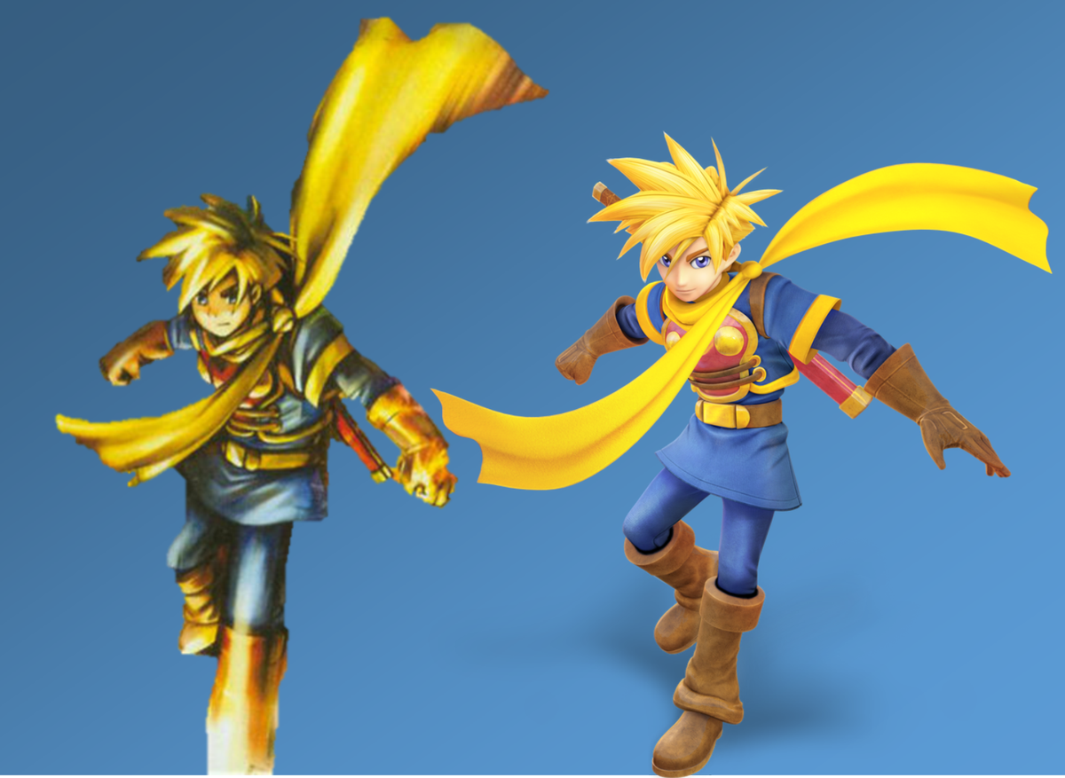 Isaac Golden Sun Smash Bros