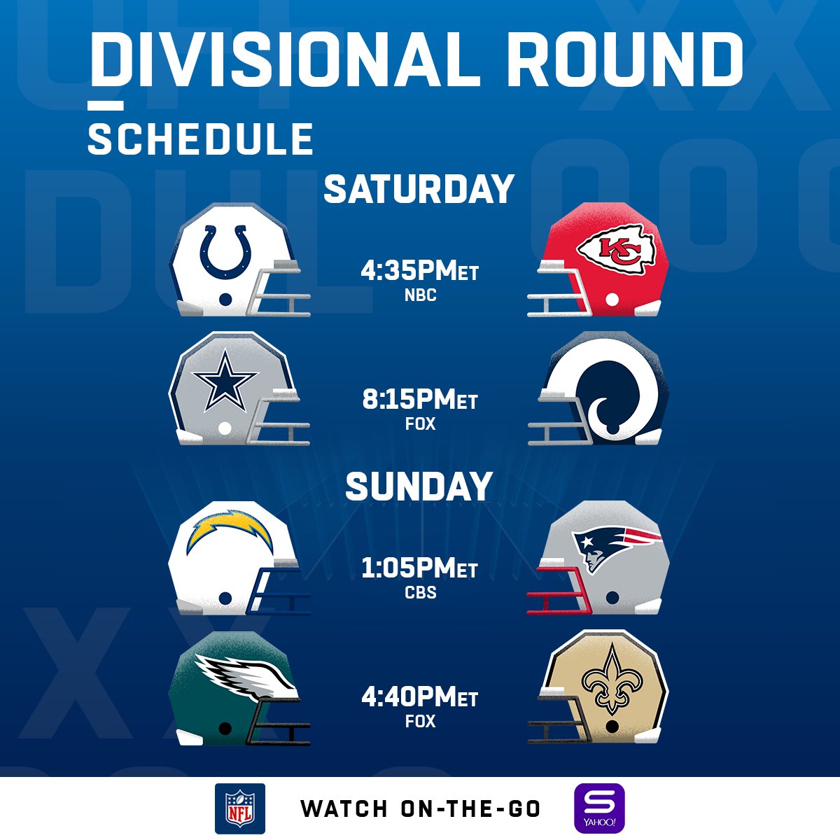 [ NFL ] divisional round