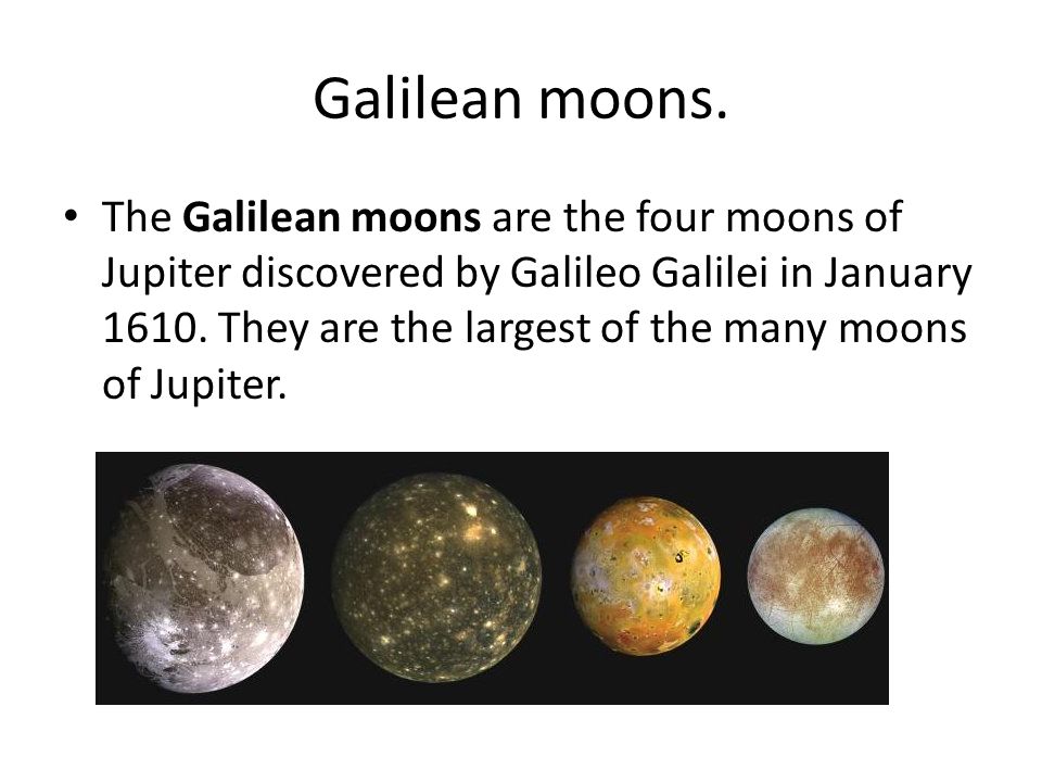 Who Discovered The Galilean Moons