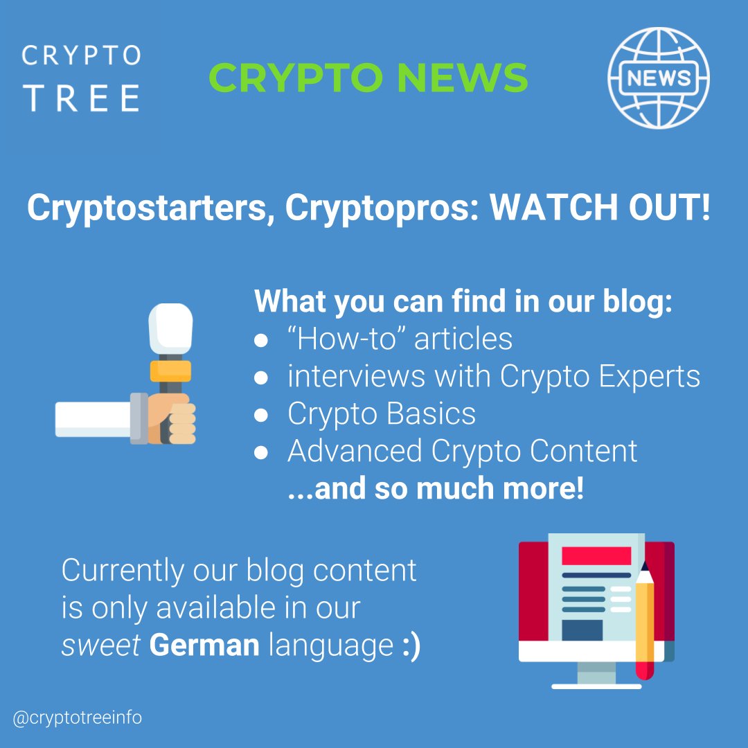 Crypto Tree - Crypto Advisor App on Twitter: "#Cryptofolks: watch out! Our #cryptoblog is online ...