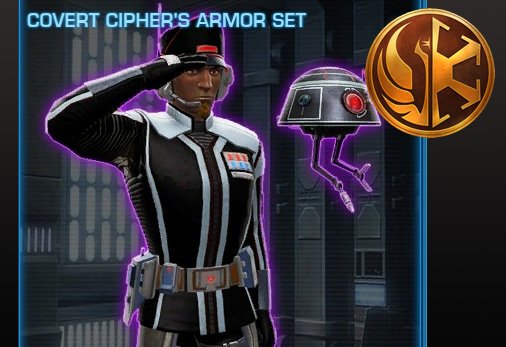 Swtorista on Twitter: "Hi #SWTORfamily! I'm giving away a set of the new Covert Cipher armor set ...