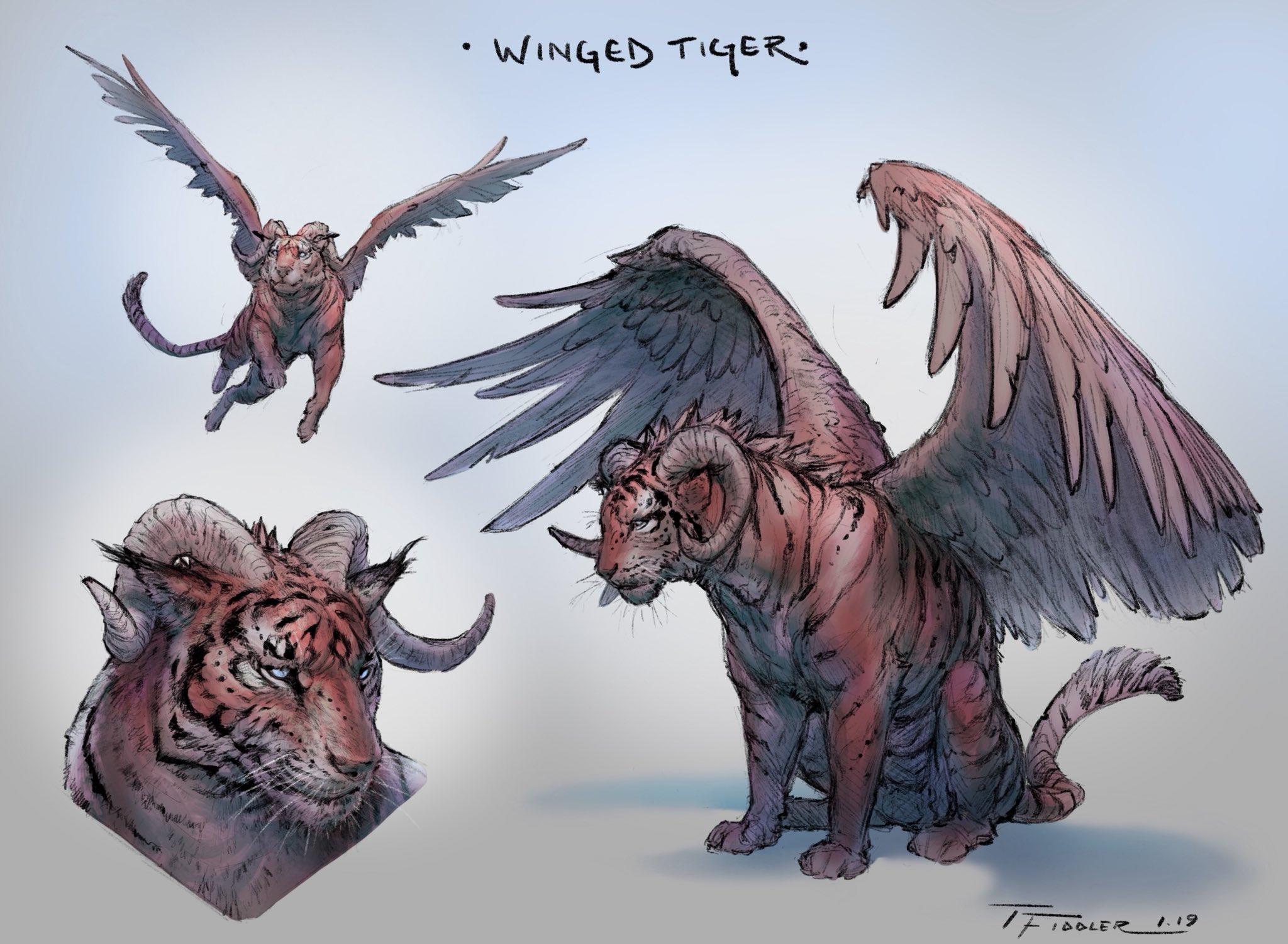 Winged Cat Mythology