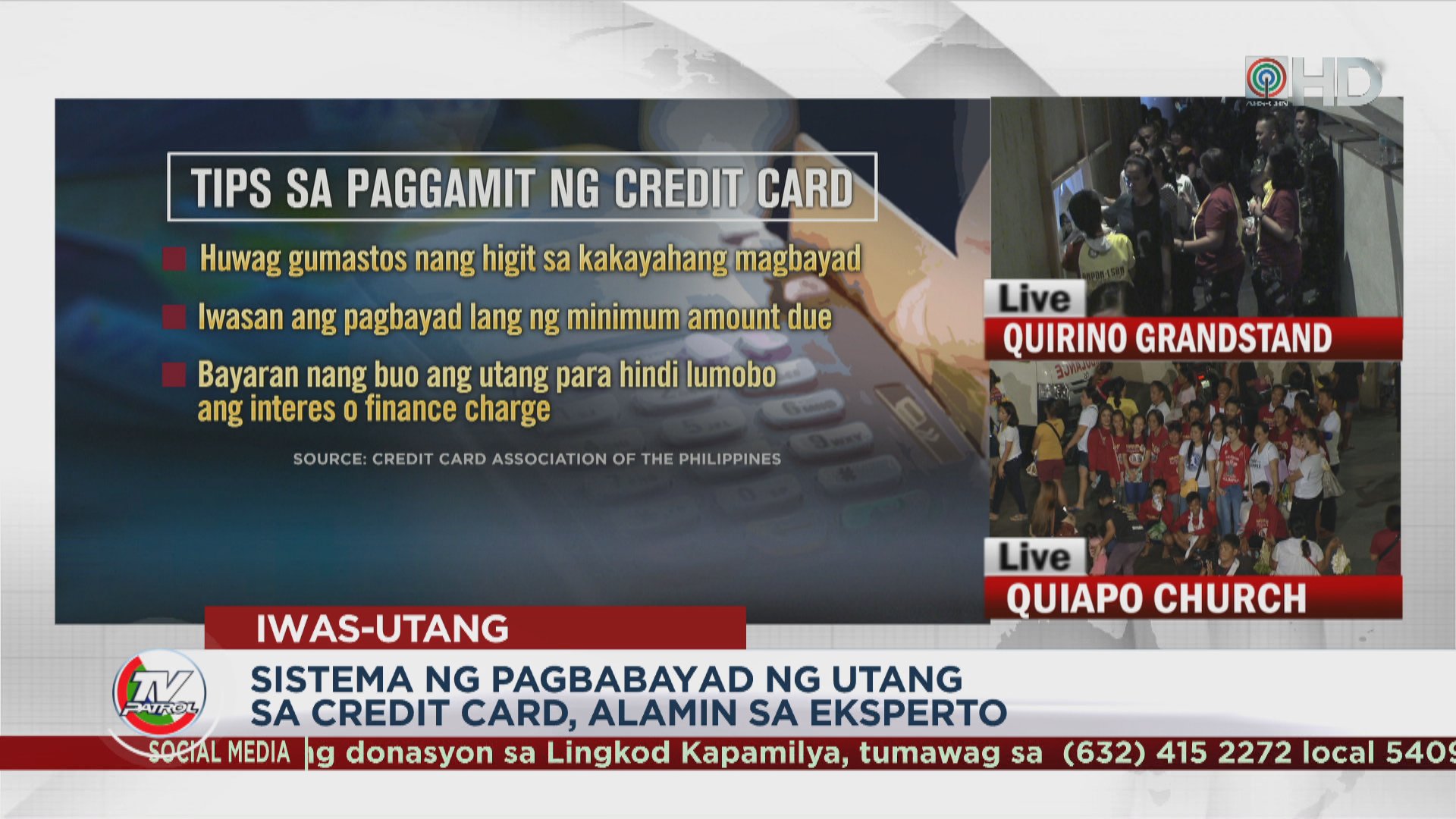 TV Patrol on Twitter: "#TVPatrol Sistema ng pagbabayad ng utang sa credit card, ibinahagi ng ...