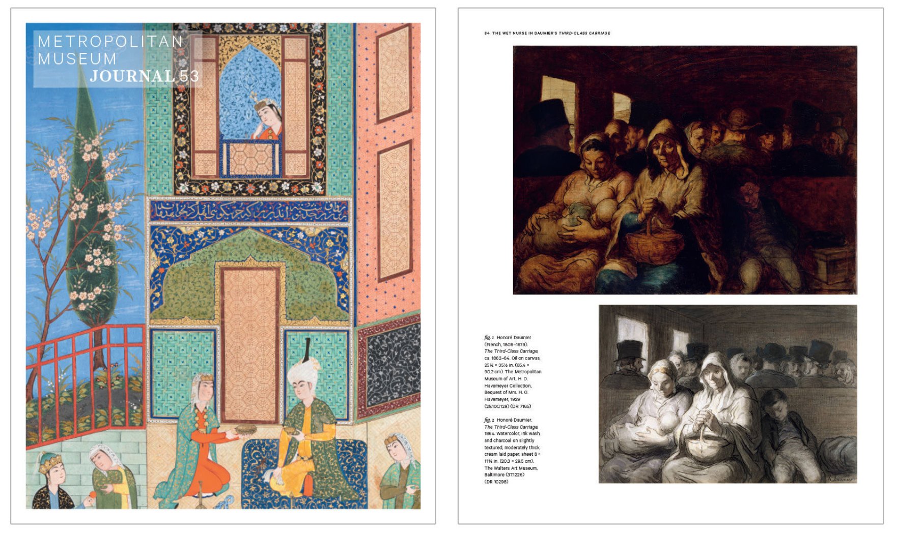 Daumier The Third Class Carriage