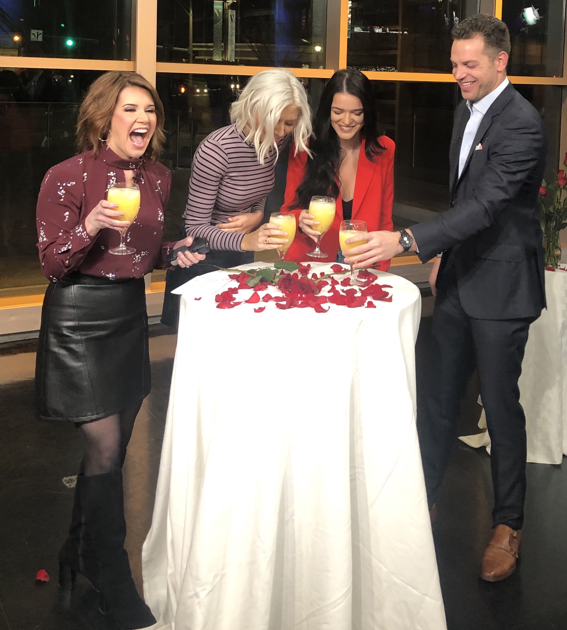 Kara Sewell On Twitter Mocktails And Thebachelortv Post Show Talk On News8daybreak A Little