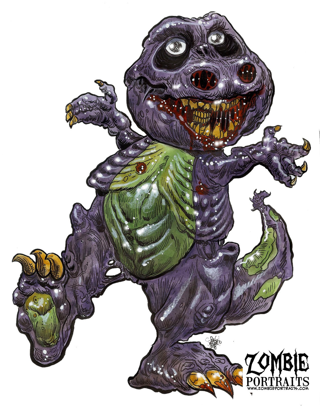 Barney Zombi Steam Workshop::Barney The Dinosaur [Coach]