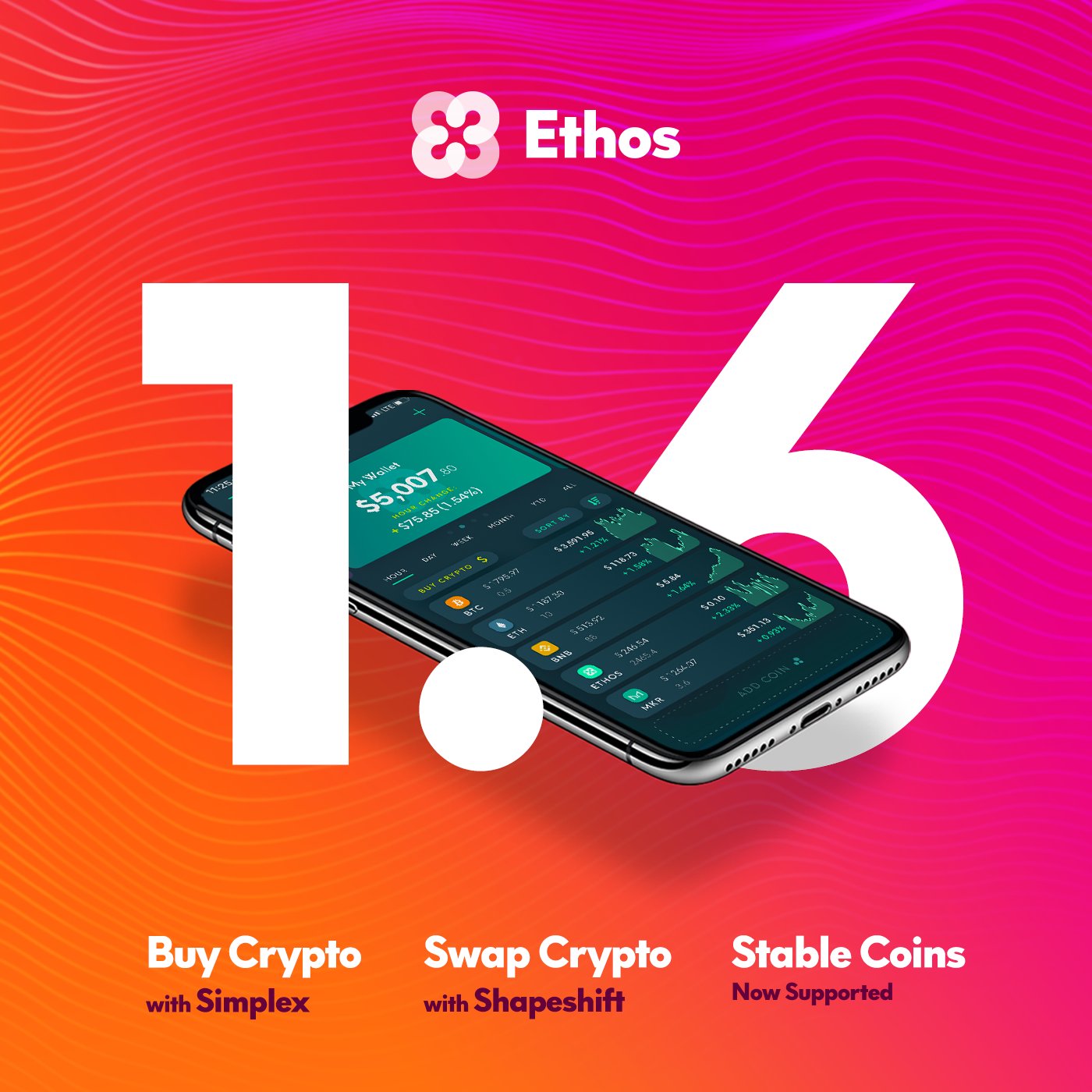 Ethos.io on Twitter: "Universal Wallet Update v1.6 is now live! Visit the app store to get the ...