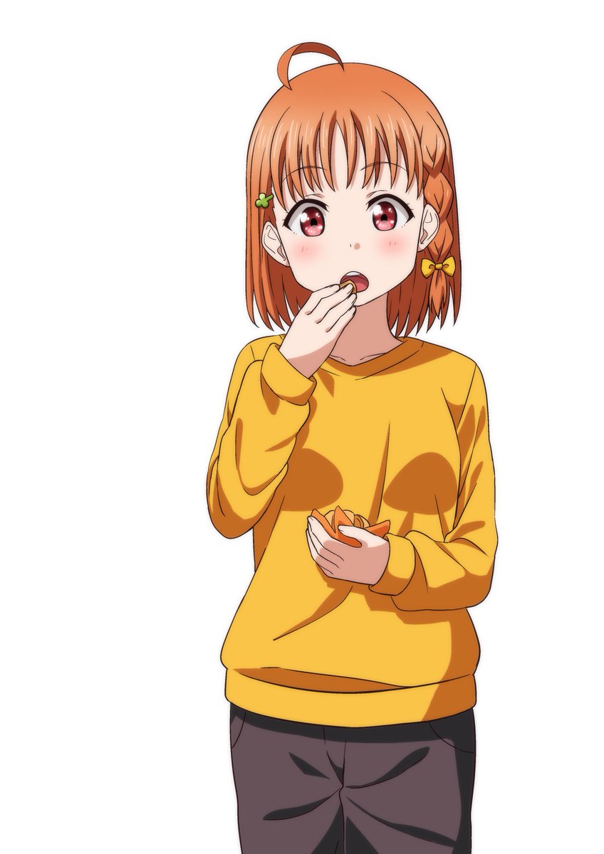 Eating a Mikan : r/BakaChika