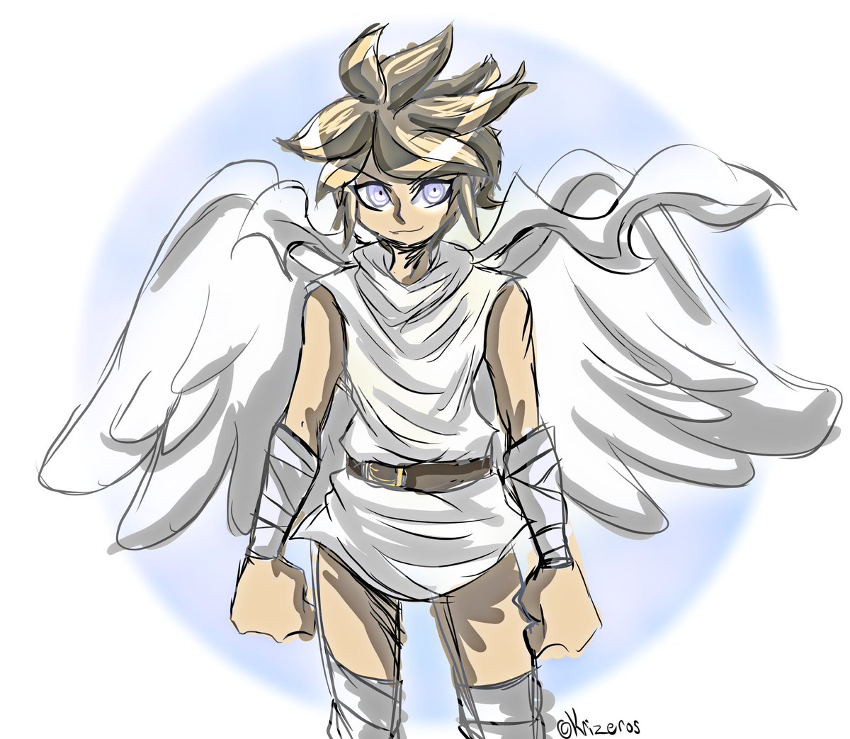 Kid Icarus Pit Drawing