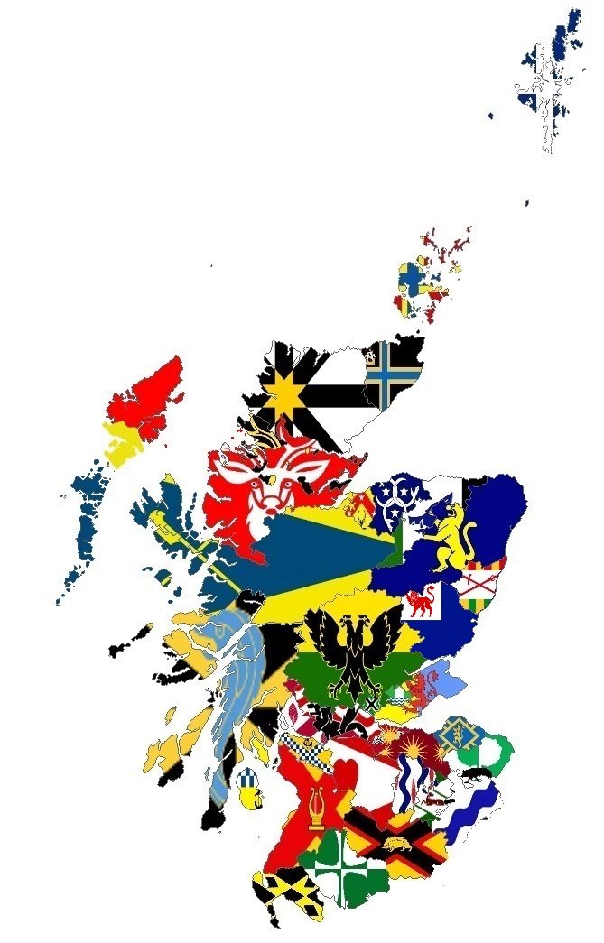 Importancia derrota compensar map of scotland counties Categoría ola ...