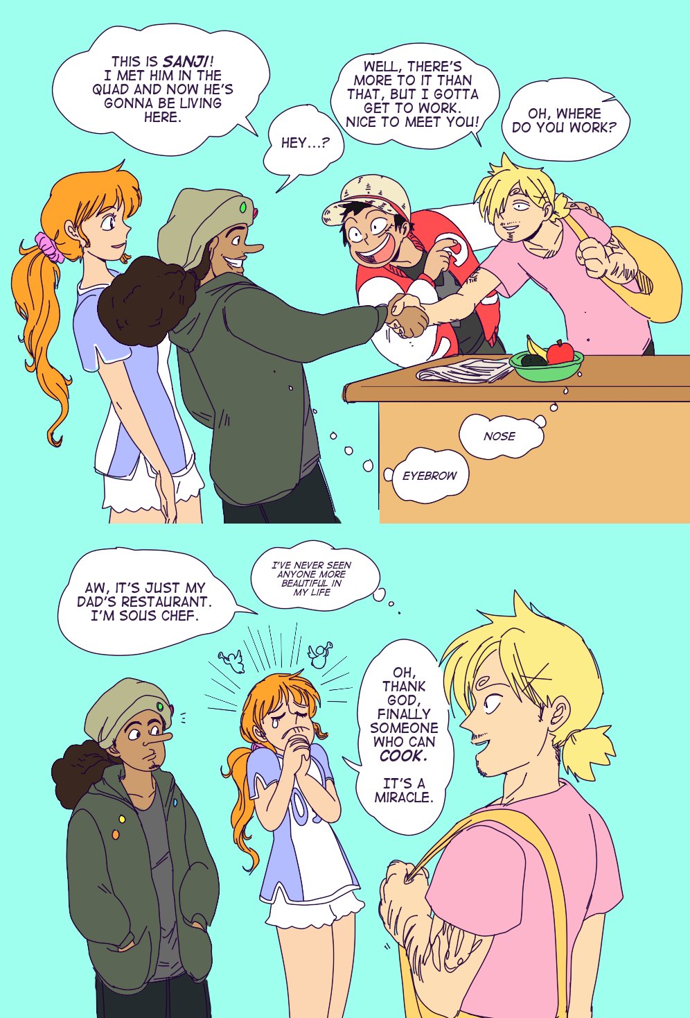 Sanji X Usopp 4281