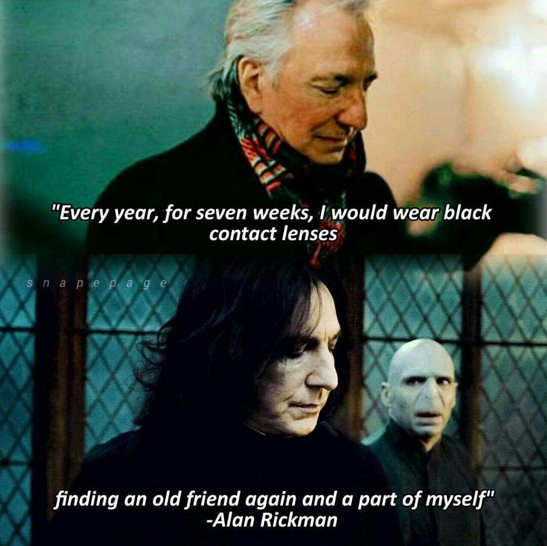 Alan Rickman Snape Quotes