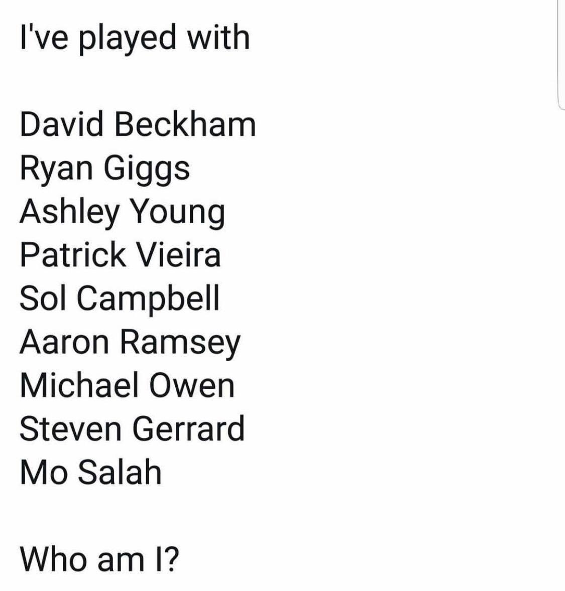 Who Am I Football Picture Quiz