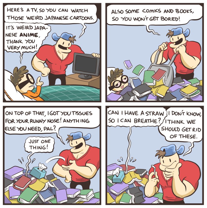 「Nerd and Jock Ep 39, last part of that "Nerd is sick" arc I 」Marko ...