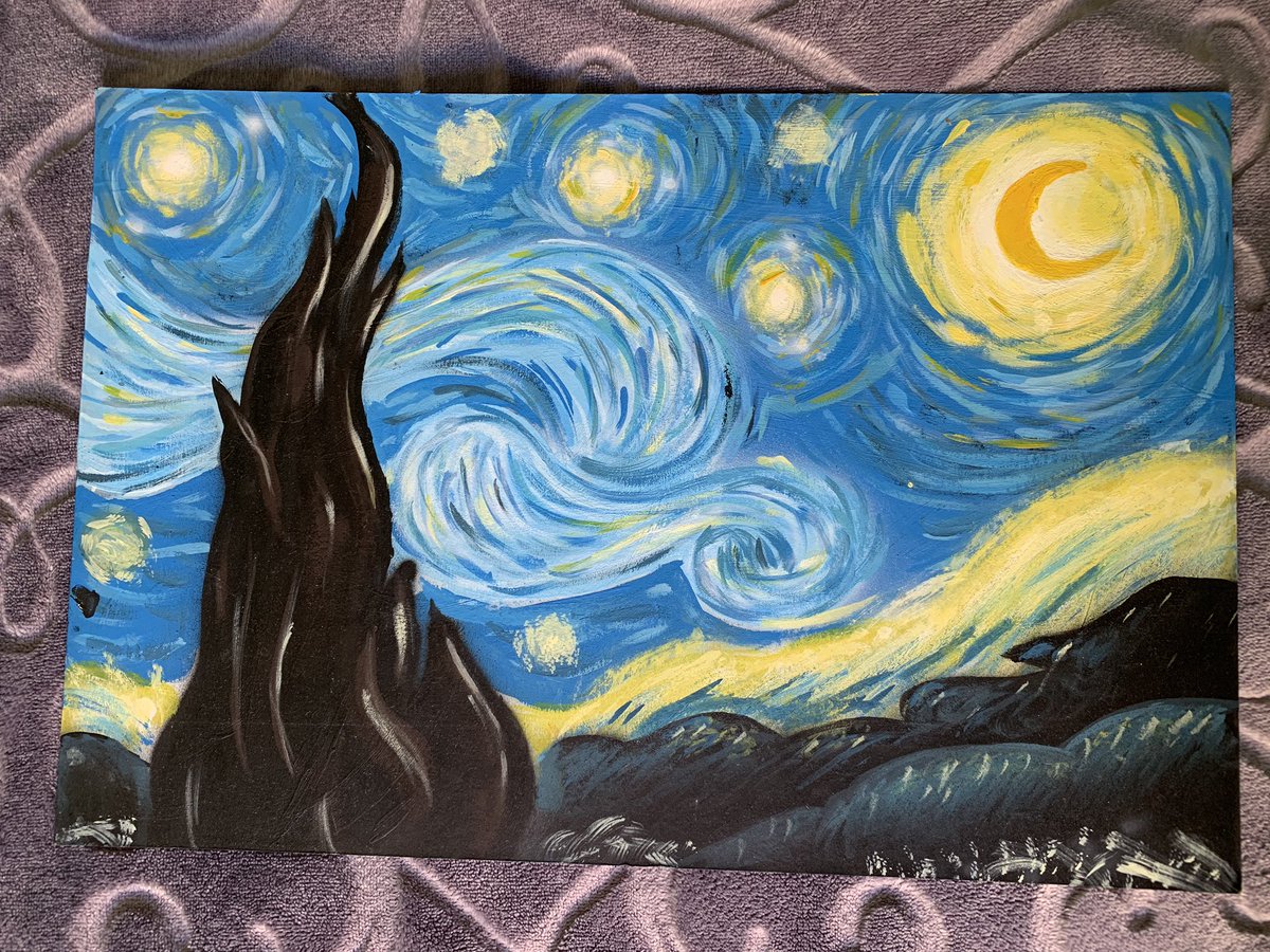 Noche Estrellada Dibujo