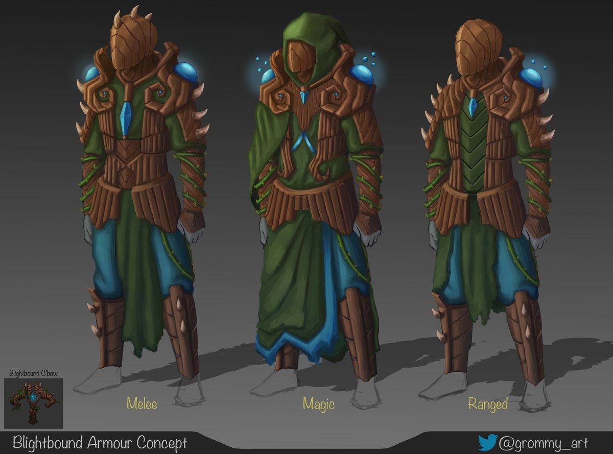RuneScape on Twitter: "Blightbound Armour concept by @Grommy_Art Yay or nay?…