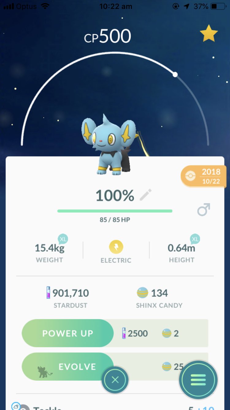 Shinx Evolution Level
