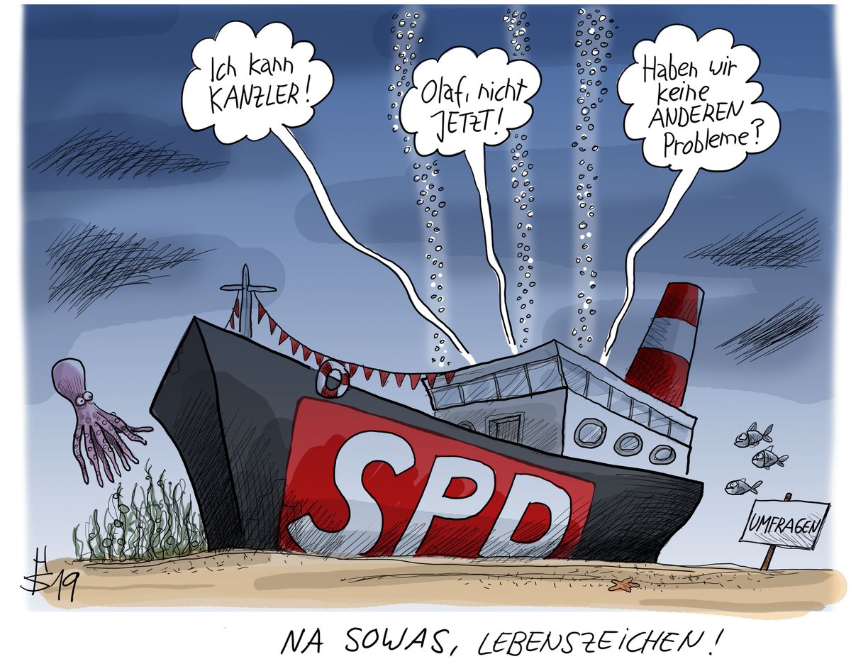 Olaf, nicht jetzt! Unsere Karikatur des Tages scholz SPD | Cicero ...