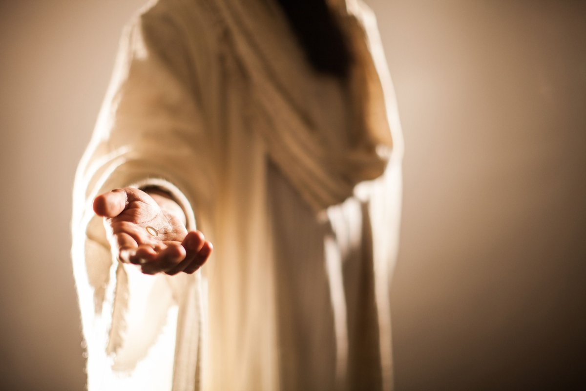 Jesus With Outstretched Hands