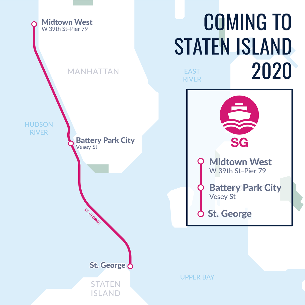 Nyc Ferries Map Opinion | A Stronger Transit Web, On The Water The