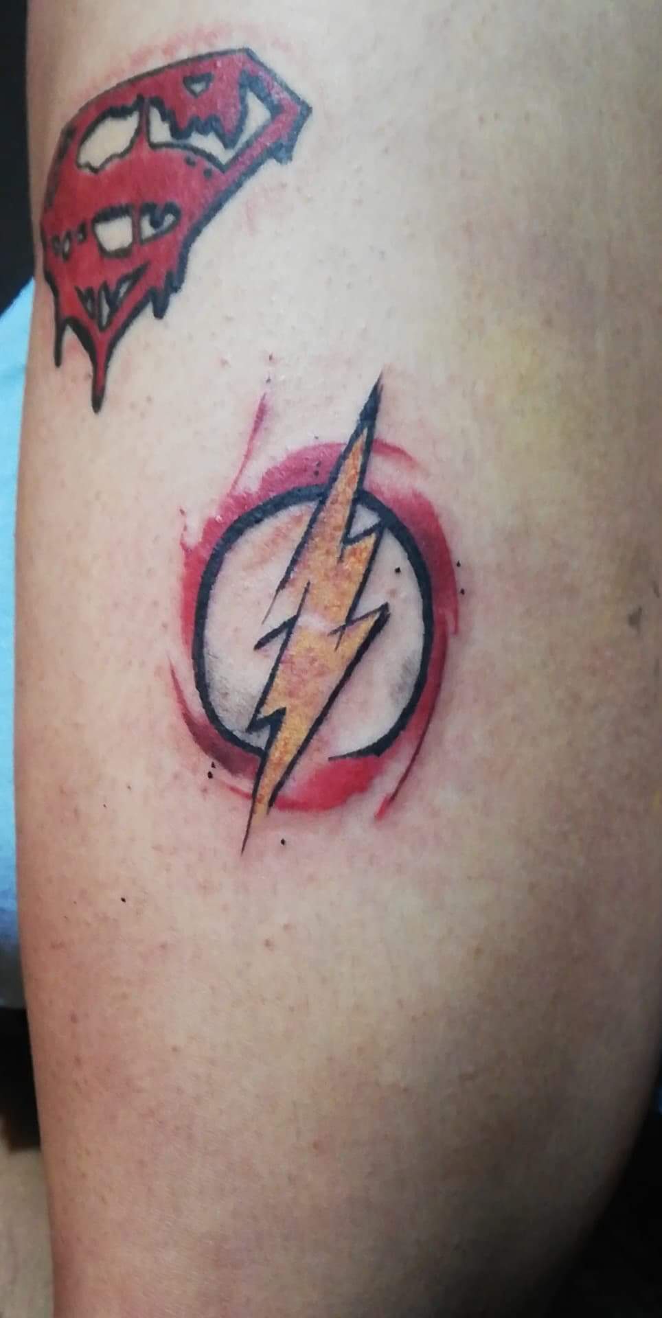 The Flash Superhero Logo Tattoo
