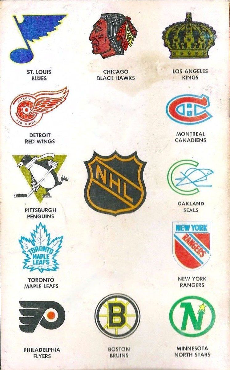 Old Nhl Logos